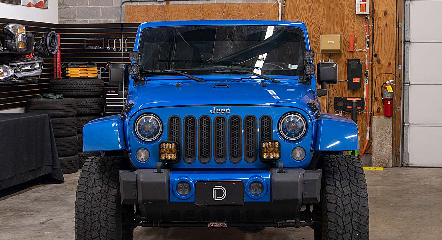 Diode Dynamics DD7282P Stage Series Bumper Bracket Kit for 07-18 Jeep Wrangler JK | Quadratec