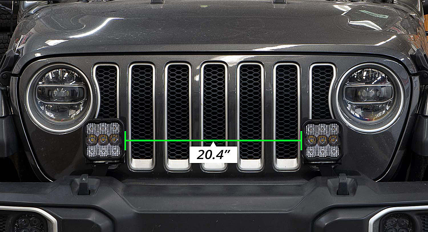 Diode Dynamics DD7283P Stage Series Bumper Bracket Kit for 18-22 Jeep Wrangler JL | Quadratec