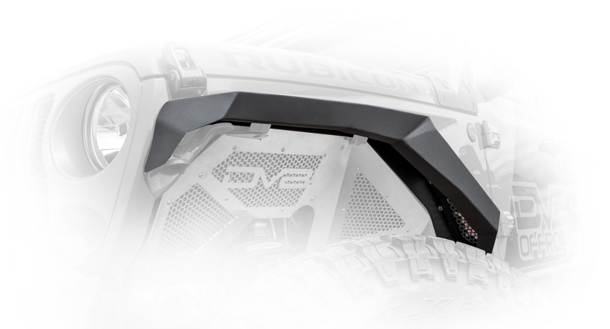 DV8 Offroad Armor Style Fenders with Vents, Turn Signals & Inner Liners ...