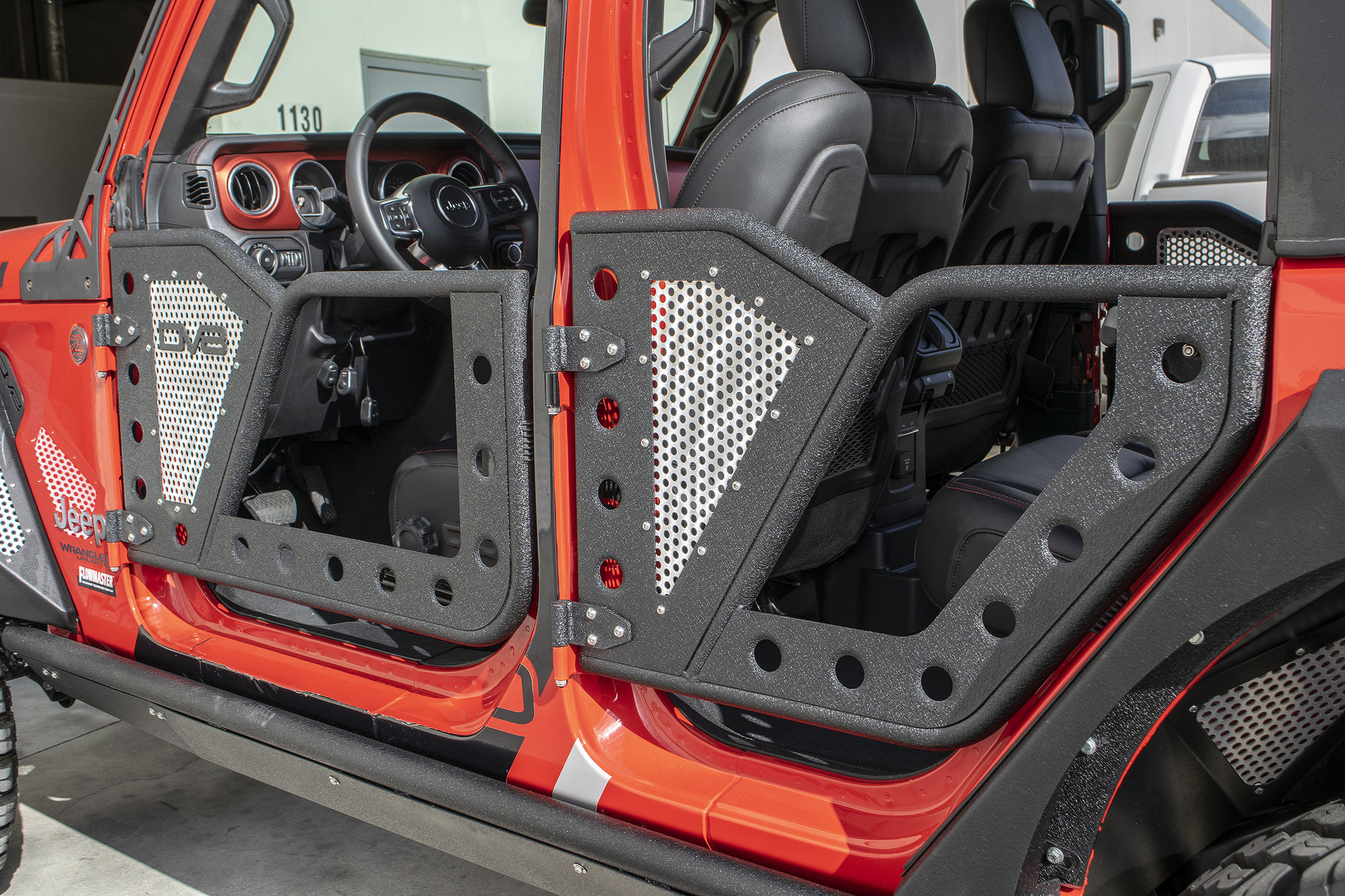 DV8 Offroad RDJL-01 Rock Doors with Perforated Aluminum Mesh Screens ...