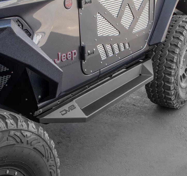DV8 Offroad SRJL-24 Boxed Slider Steps for 18-20 Jeep Wrangler JL ...