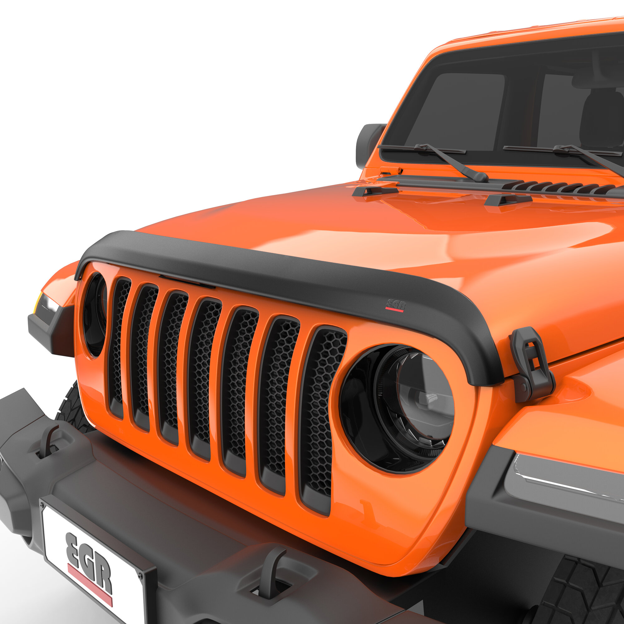 EGR Superguard Style Hood Guard for 18-22 Jeep Wrangler JL & Gladiator JT