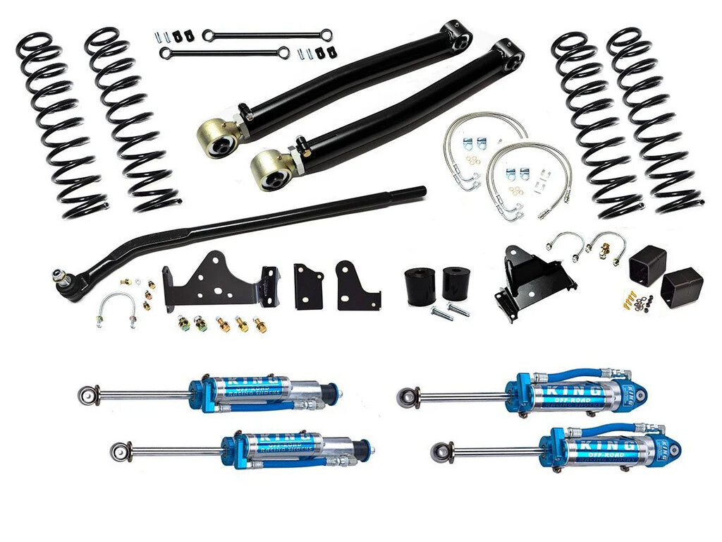 EVO Manufacturing 4" Enforcer Suspension System with Draglink Flip Kit ...