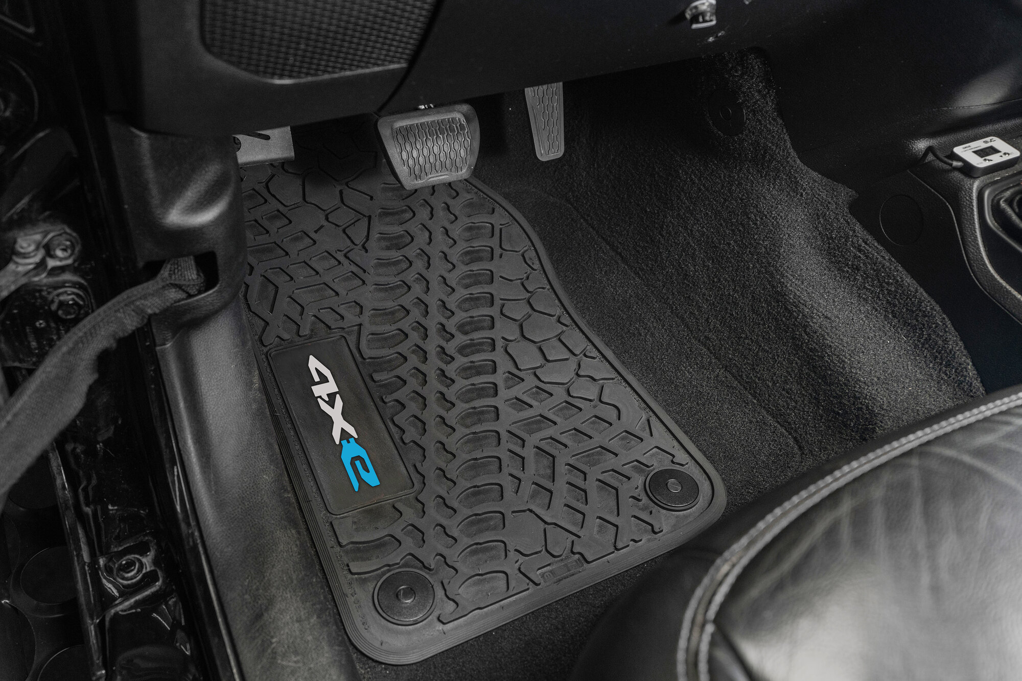 FlexTread Tire Tread/Scorched Earth Scene Front & Rear Floor Liners ...