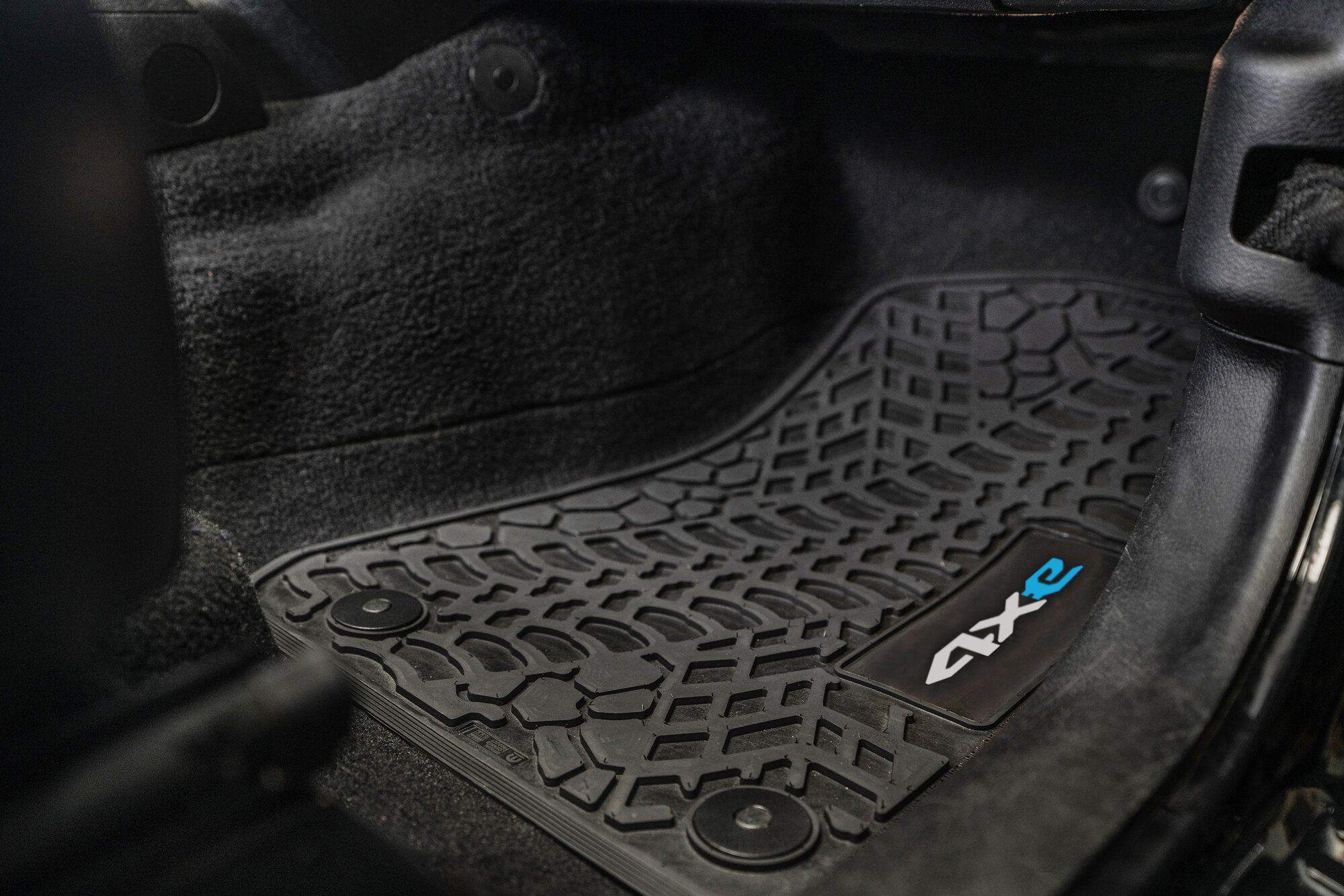 FlexTread Tire Tread/Scorched Earth Scene Front & Rear Floor Liners ...