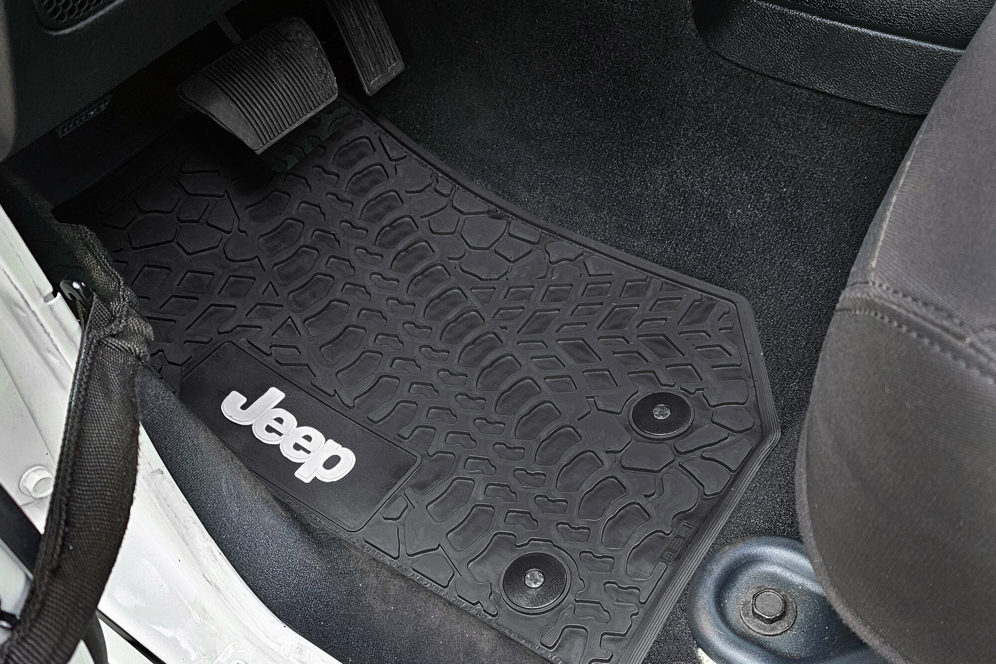 FlexTread Tire Tread/Scorched Earth Scene Front & Rear Floor Liners ...