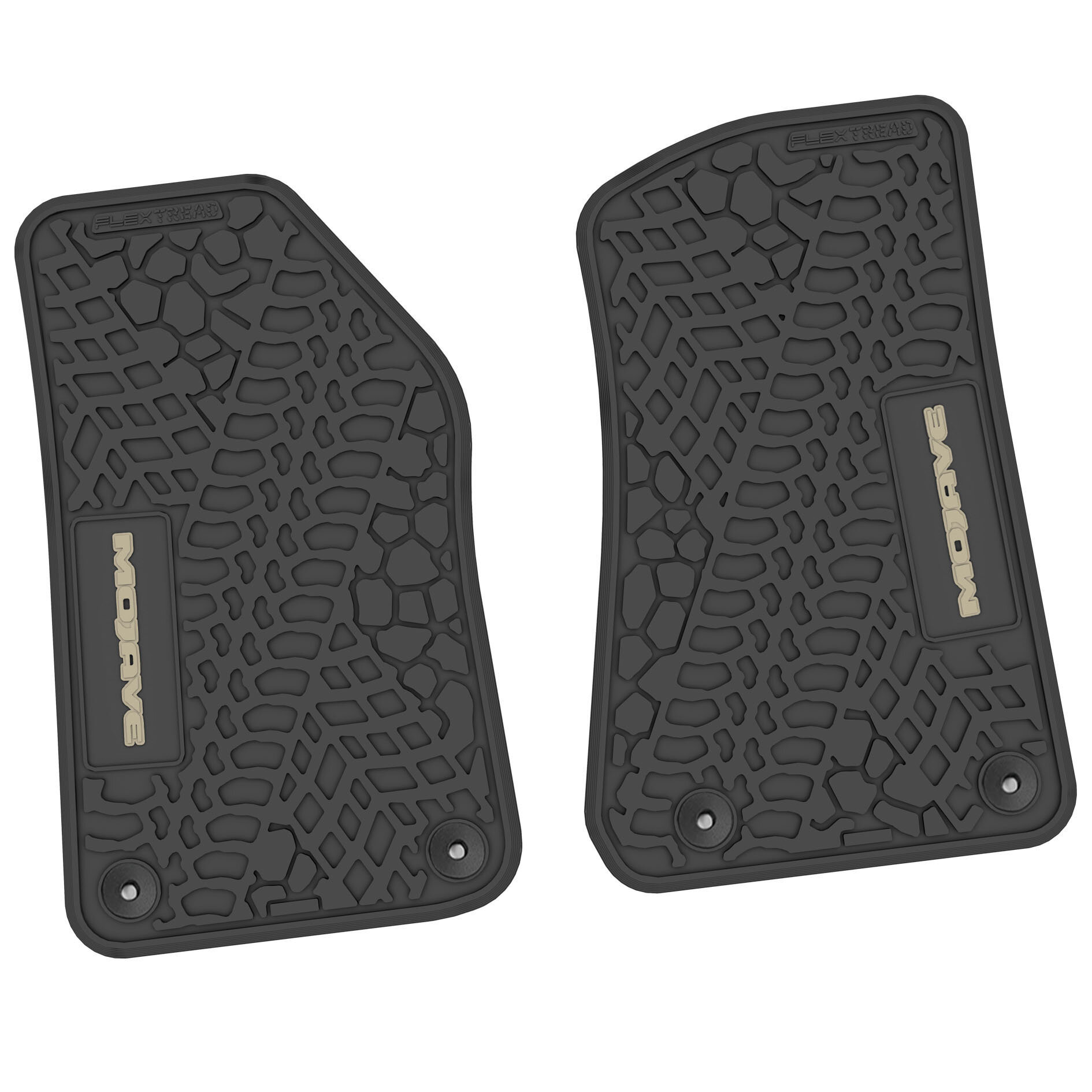 FlexTread Tire Tread/Scorched Earth Scene Front Floor Liners with ...