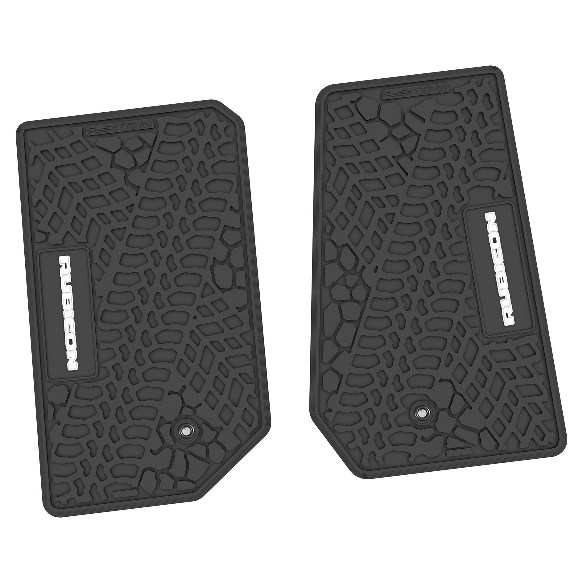 FlexTread Tire Tread/Scorched Earth Scene Front Floor Liners with ...
