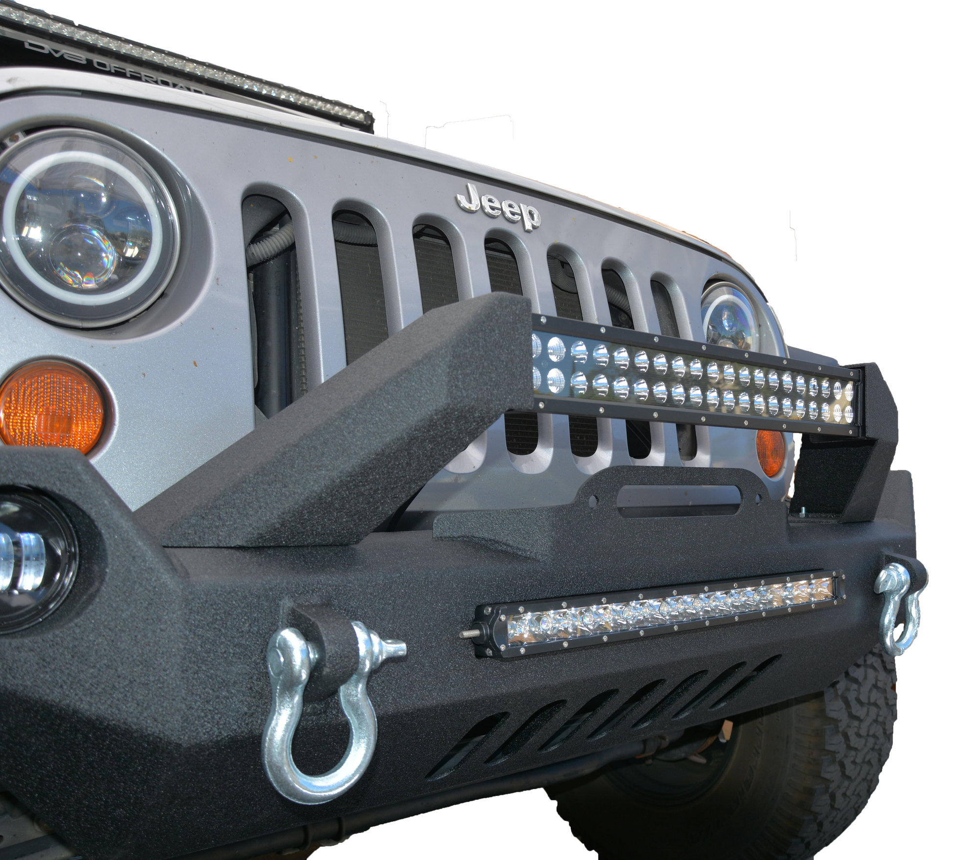 DV8 Offroad FBSHTB-17 FS-17 Hammer Mid Width Front Bumper for 07-20 ...