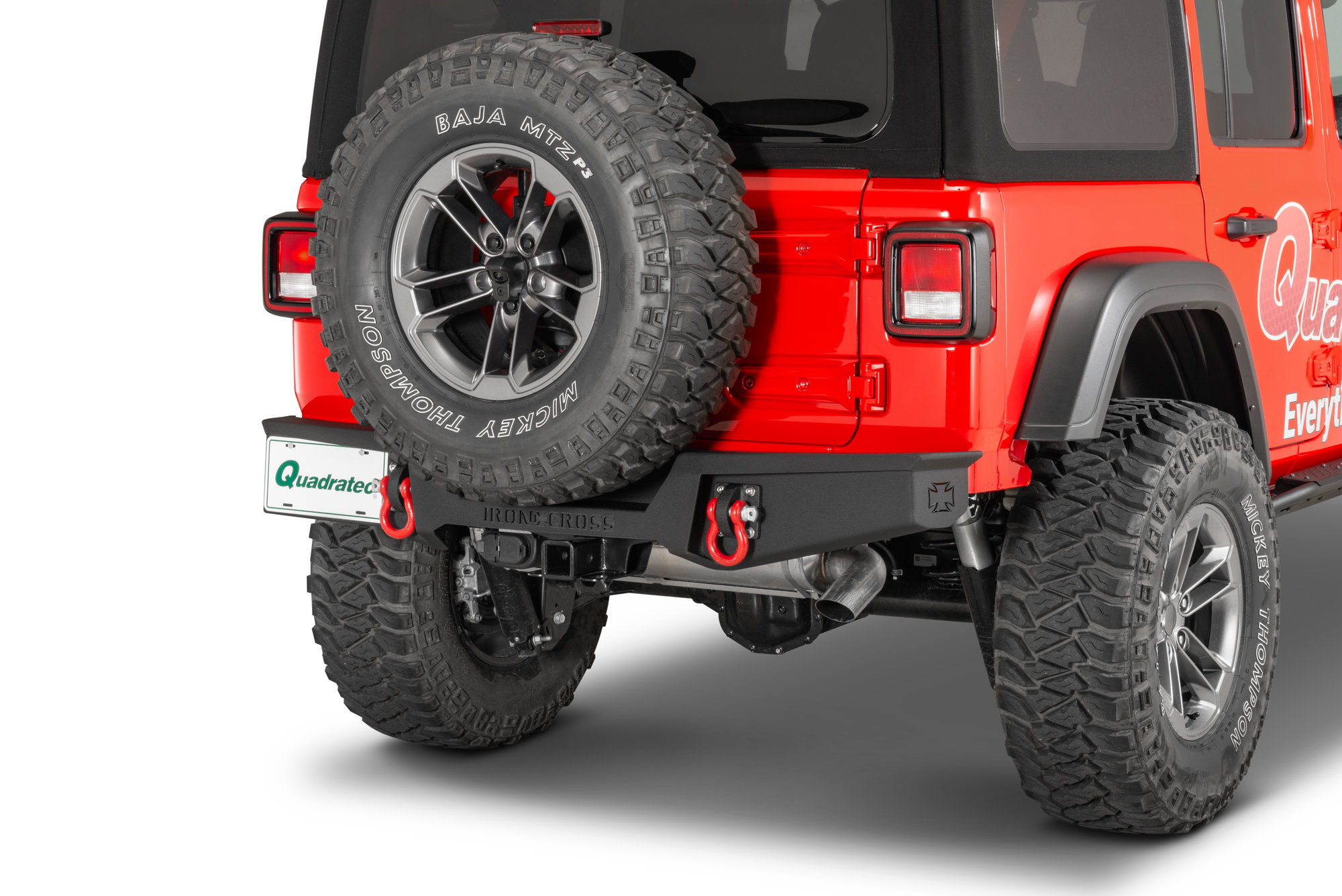 Iron Cross Automotive Stubby Rear Bumper for 18-21 Jeep Wrangler JL ...