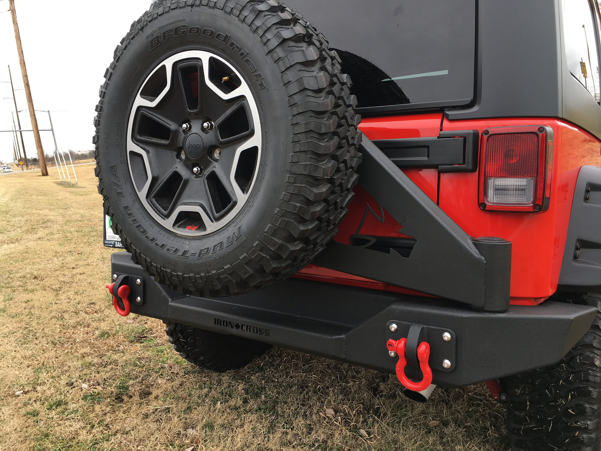 Iron Cross Automotive Rear Full Width Bumper for 07-18 Jeep Wrangler JK ...