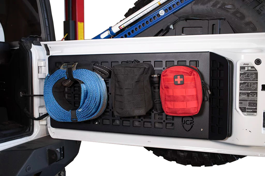 JCR Offroad JLHMP-PC Tailgate MOLLE Panel for 18-20 Jeep Wrangler JL ...