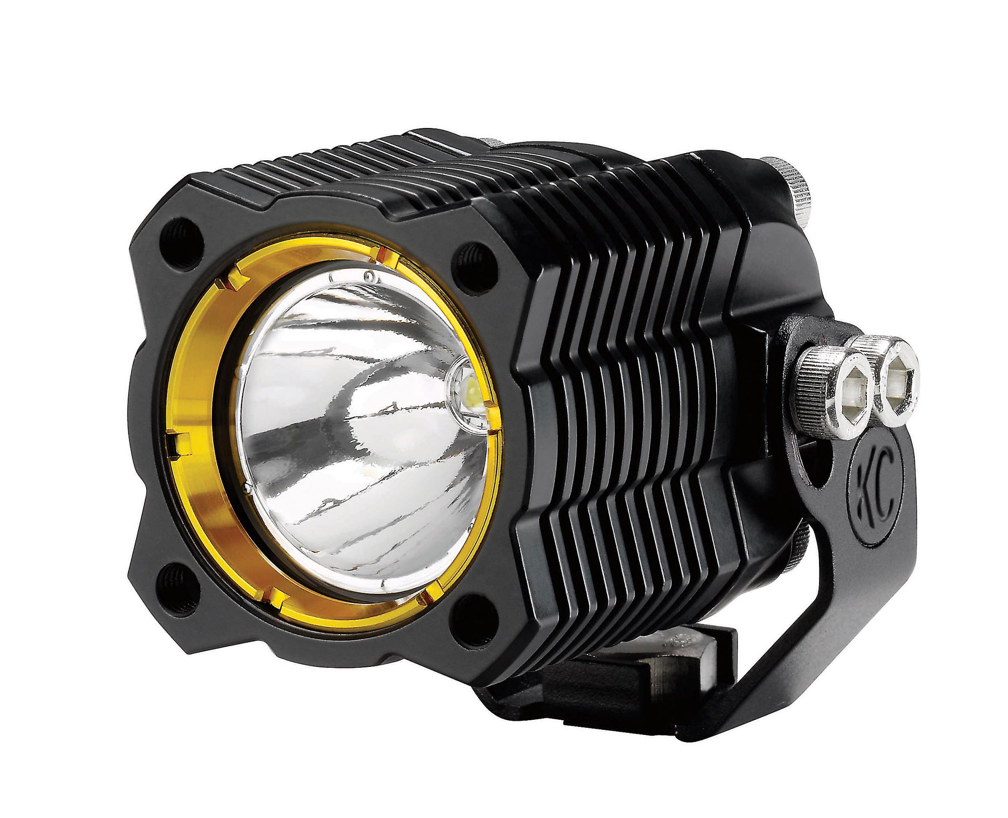 KC HiLiTES KC FLEX SINGLE LED Light Spread/Spot Beam Pattern | Quadratec