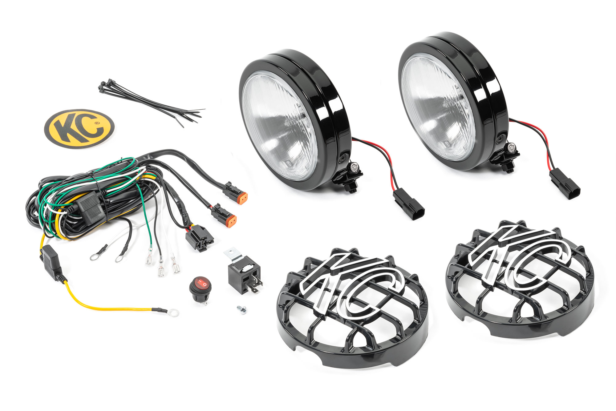 KC HiLiTES SlimLite 100W Super White Driving Pair Pack | Quadratec