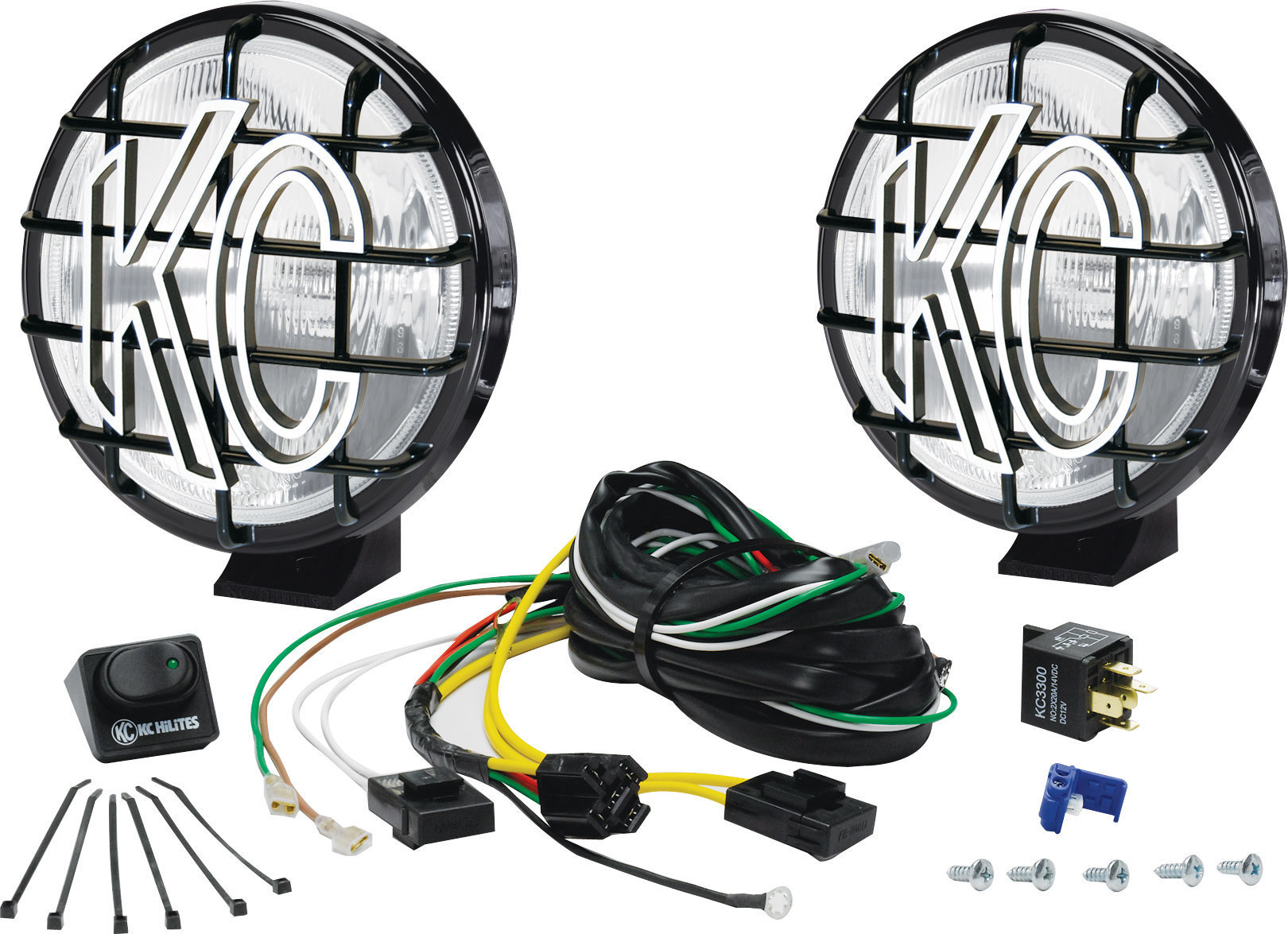 KC HiLiTES 151 6" Apollo Pro Series 100 Watt Driving Lamp System ...