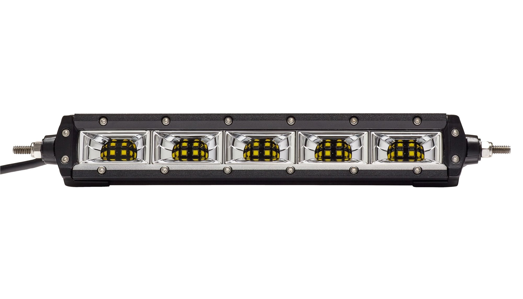 KC HiLiTES 9814 10" C-Series Flood LED Light Bar (4 Piece) for M-Rack ...