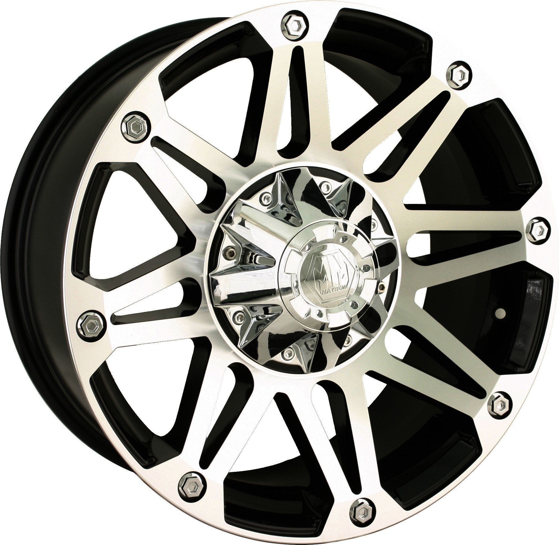 iON Mayhem Riot Wheels in Machined for 55-86 Jeep CJ | Quadratec