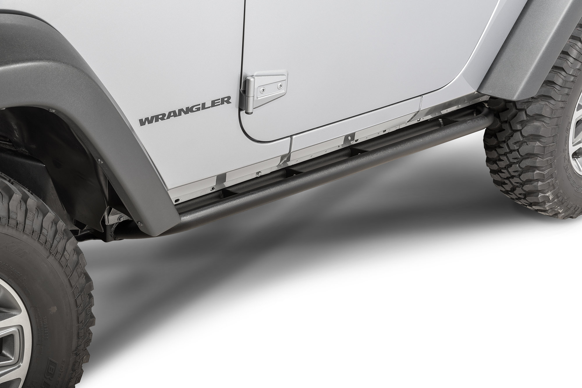 N-FAB Rock-Rails for 07-18 Jeep Wrangler JK 2 Door | Quadratec