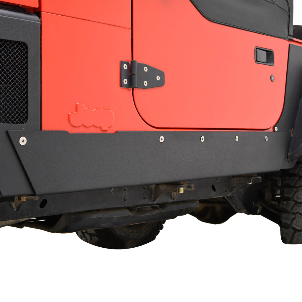 Paramount Automotive 51-0039 Heavy Duty Rocker Guards for 97-06 Jeep ...