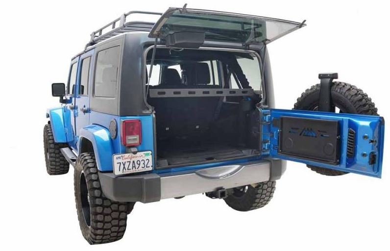 Paramount Automotive 81-10103 Interior Rear Cargo Basket for 07-18 Jeep ...