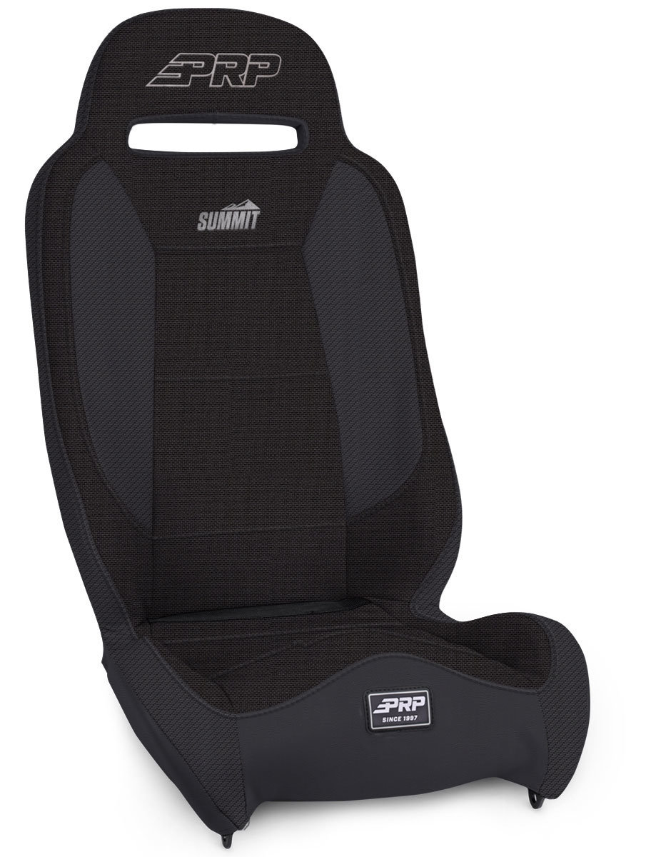 PRP Seats Summit Elite Series High Back Front Seats in Black | Quadratec