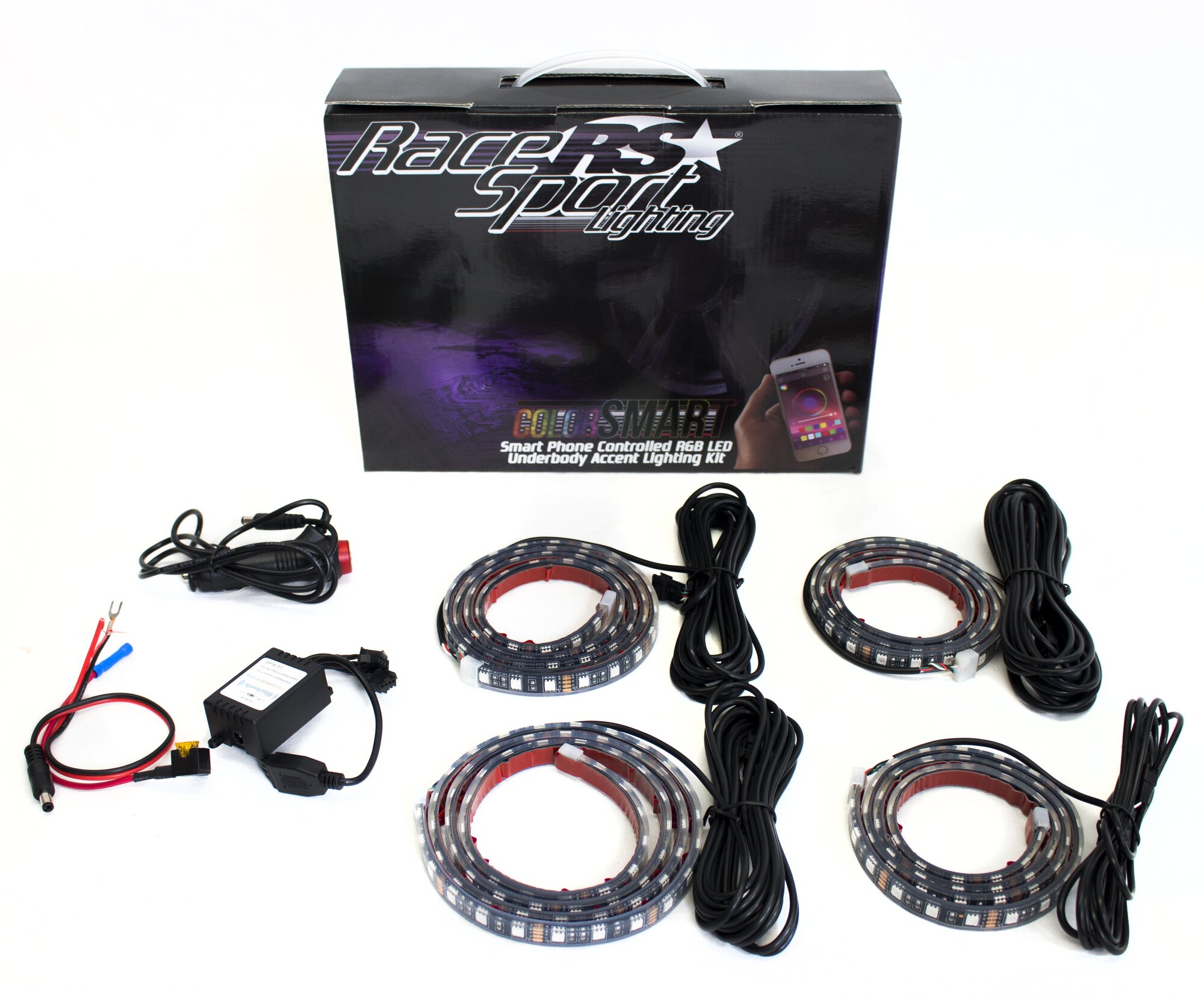 Race Sport Lighting RSBTRGBL2 ColorSMART RGB LED Underbody Kit | Quadratec
