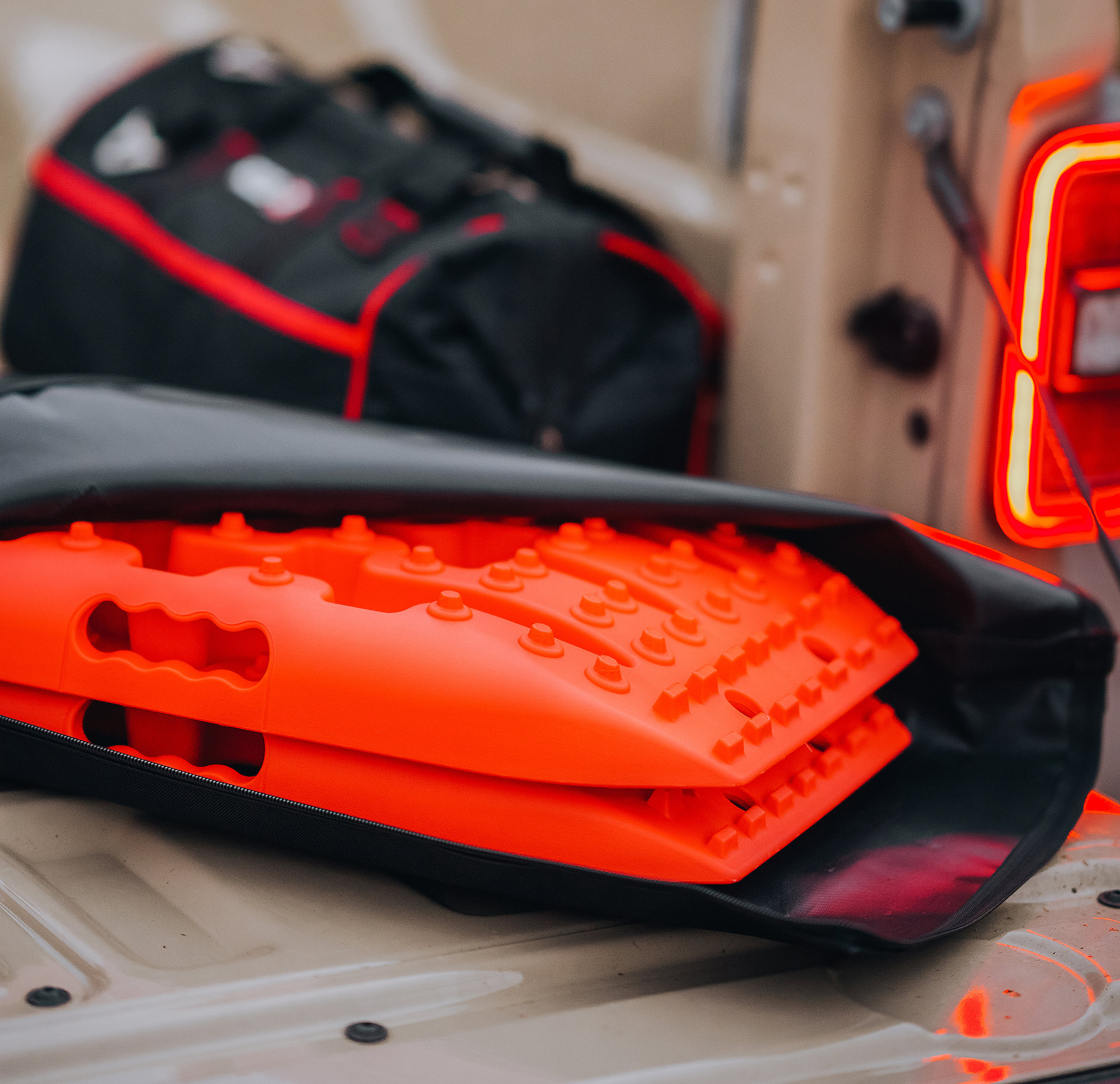 Quadratec RES-Q 42" Recovery Boards (Pair) in Orange | Quadratec