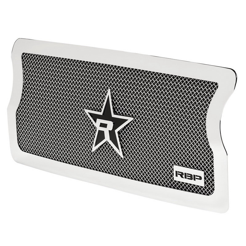 Rolling Big Power RL Series Smooth Frame Grille for 18-20 Jeep Wrangler ...