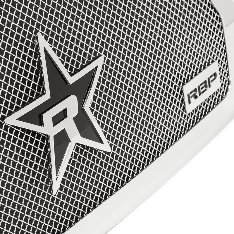 Rolling Big Power RL Series Smooth Frame Grille for 18-20 Jeep Wrangler ...