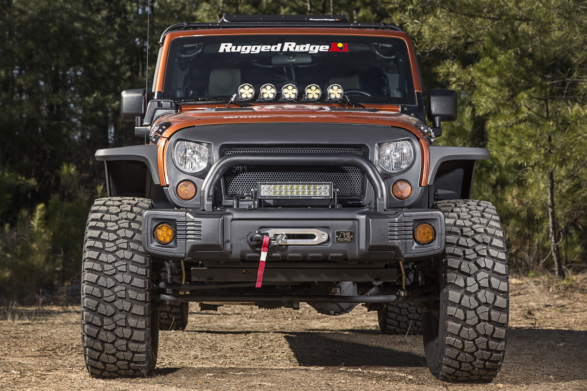 Rugged Ridge Spartacus Stubby Front Bumper for 07-18 Jeep Wrangler JK ...