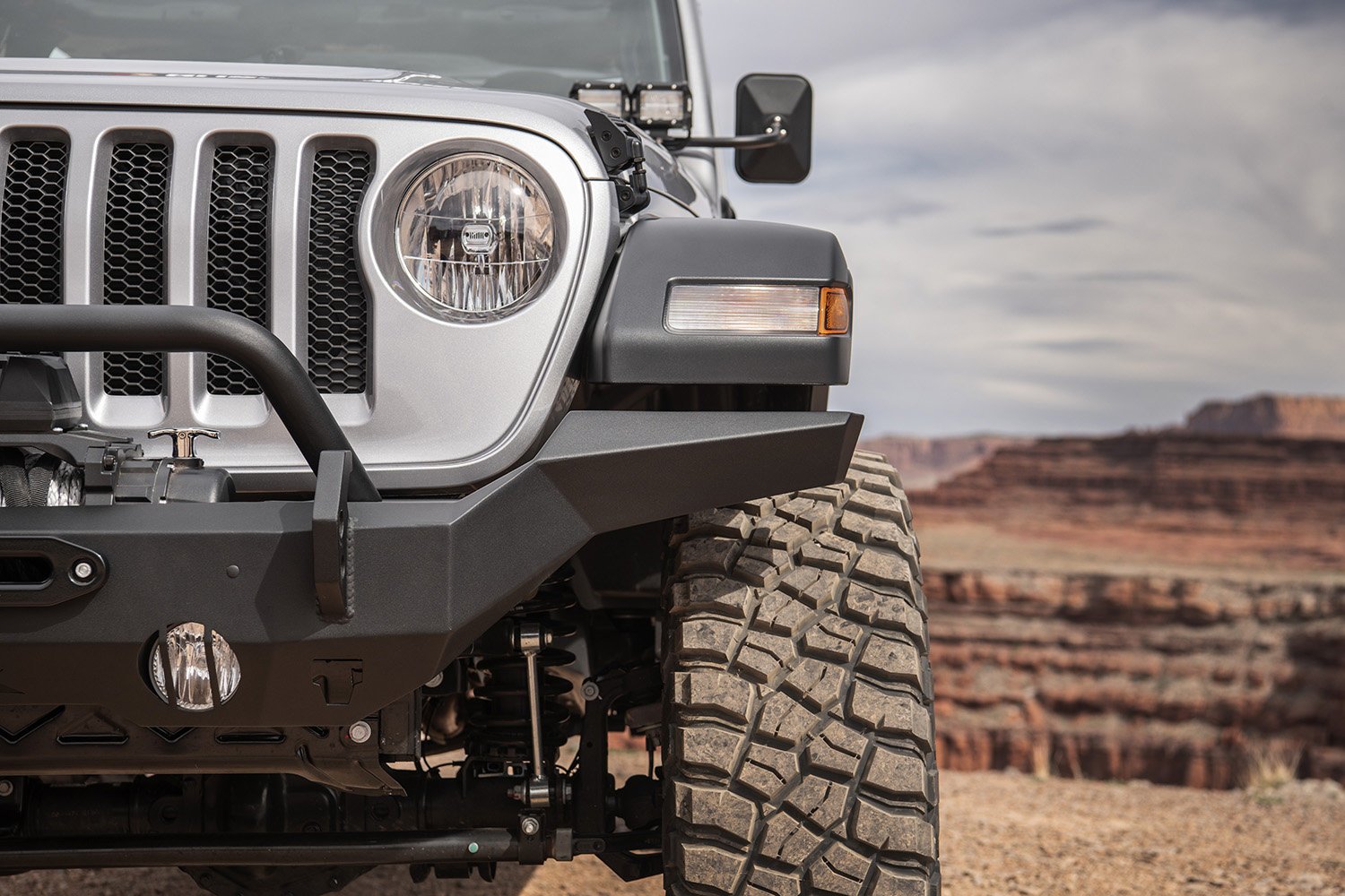 Rugged Ridge 11540.31 HD Full Width Front Bumper for 07-22 Jeep ...