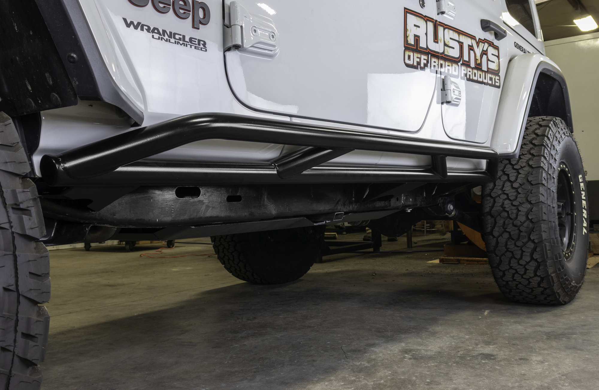 Rusty's Offroad RA-RR9940-JL Rocker Armor with Tube Kicker for 18-20 ...