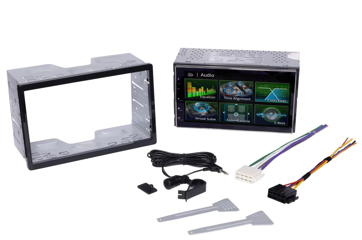 Stinger Off-Road GX-3800 6.8" Capacitive Touch Shallow Mount Double DIN ...