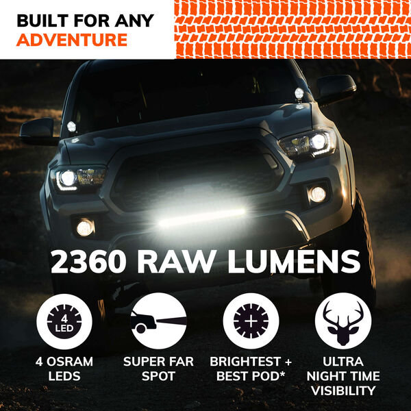 Sylvania ULCUBE3INSP2.BX2 Ultra 3" LED Pod Cube -Spot Light Pair ...