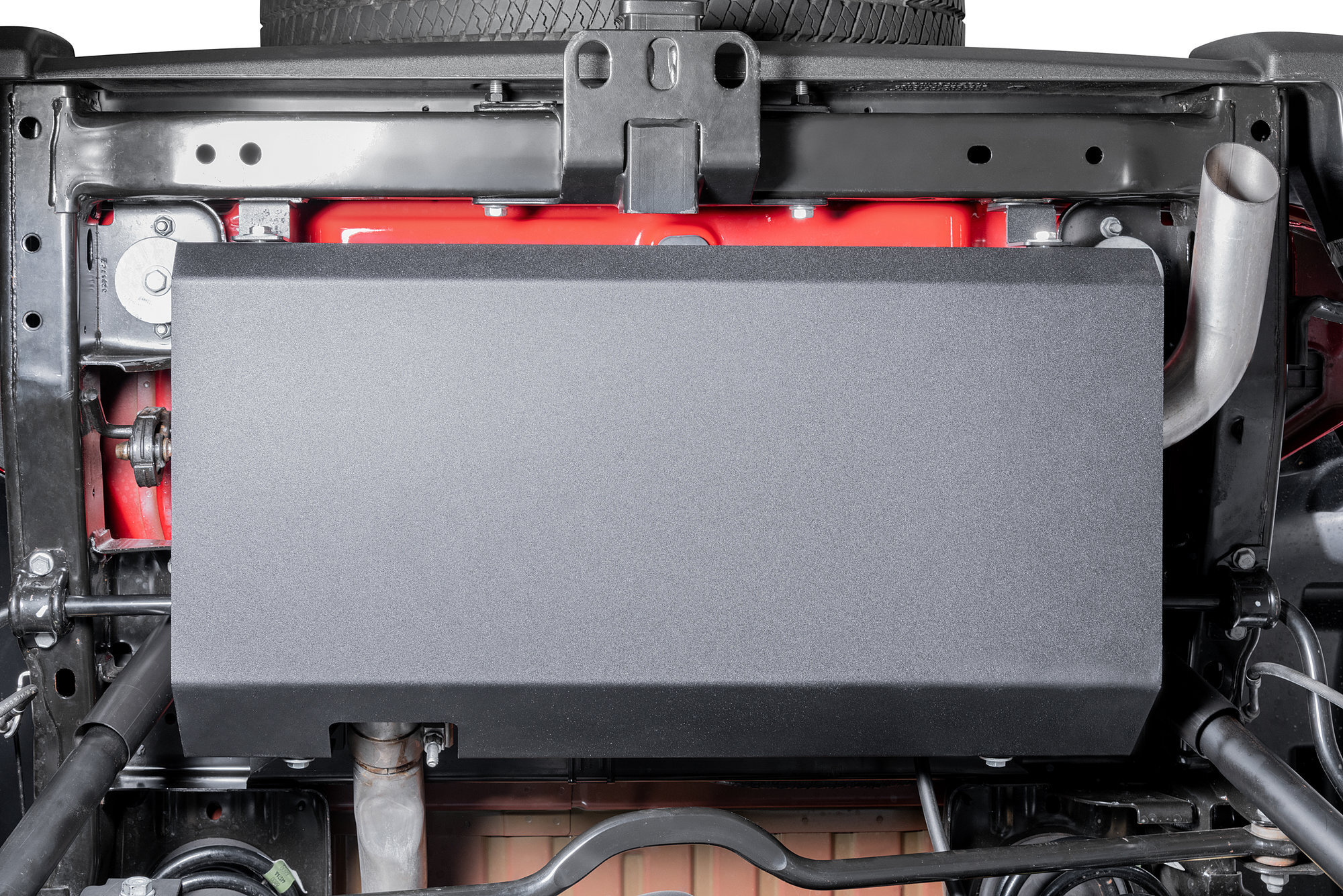 TACTIK Front, Muffler, Transfer Case & Oil Pan Skid Plate Kit for 12-18 ...