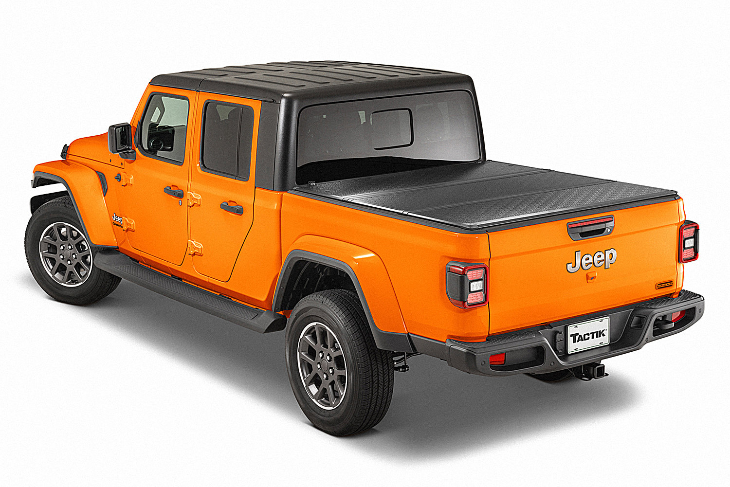 TACTIK Tri-Flip Aluminum Hard Panel Truck Bed Tonneau Cover for 20-23 ...