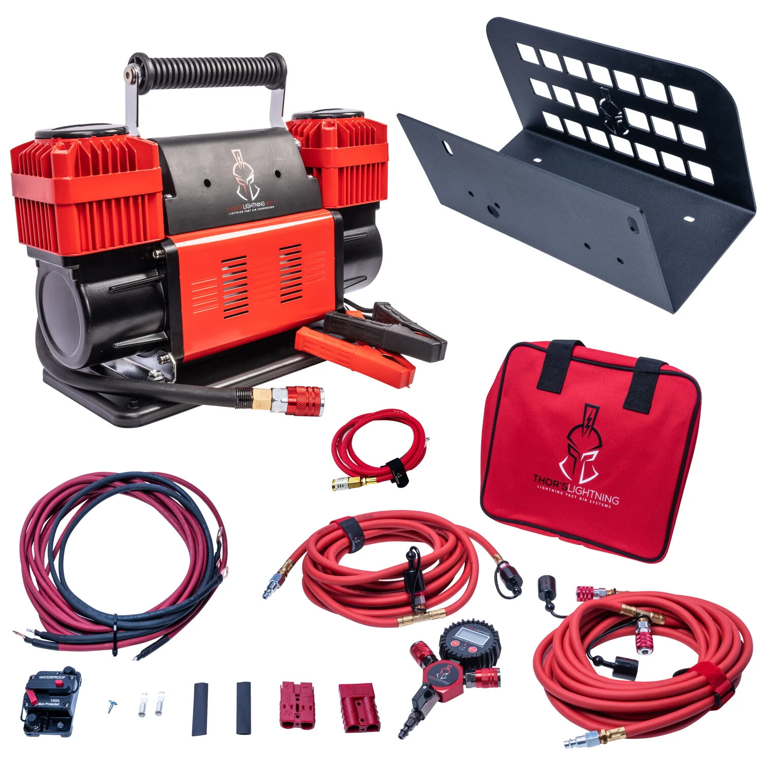 Thor's Lightning 12v True Dual Portable Air Compressor Ultimate Setup ...