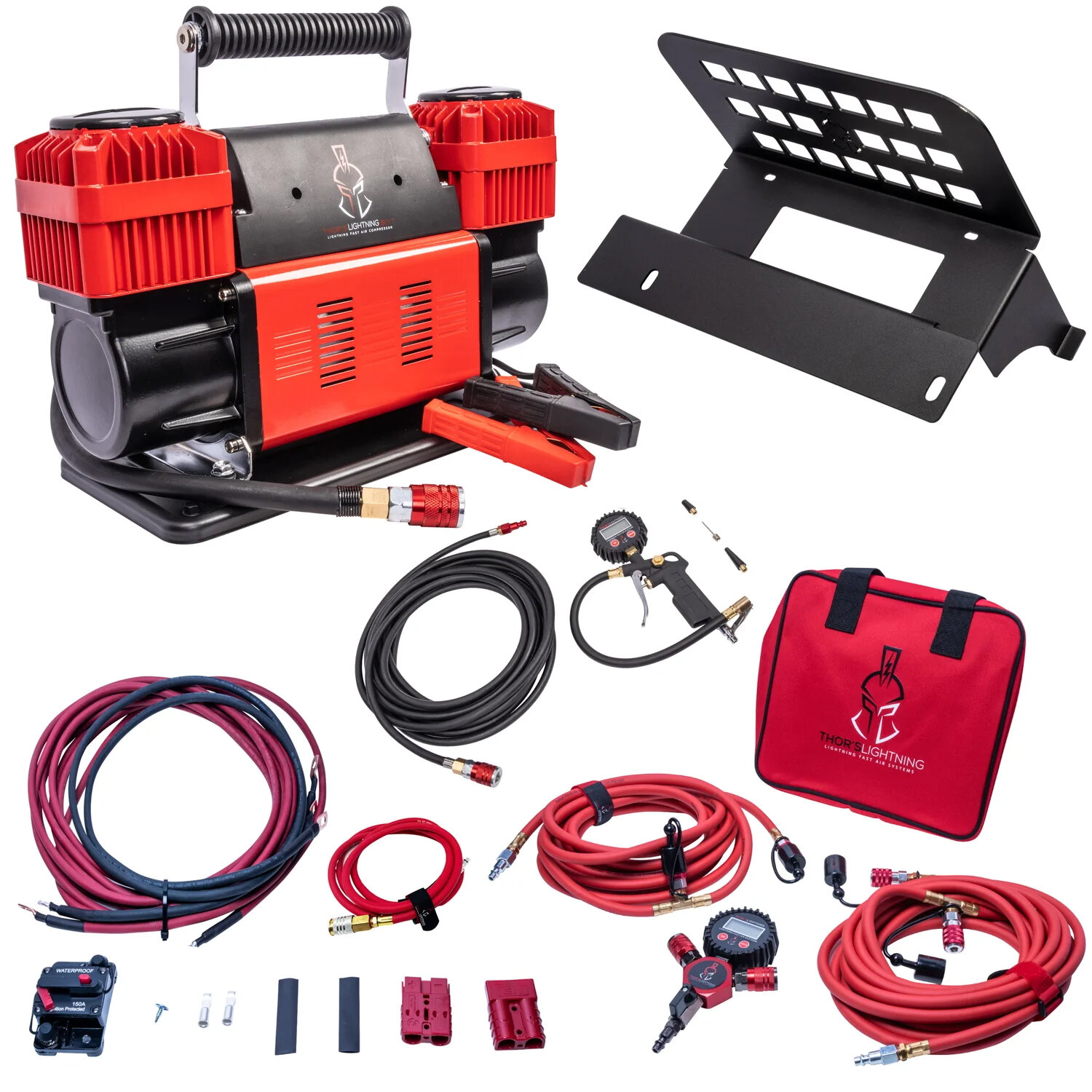 Thor's Lightning 12v True Dual Portable Air Compressor Ultimate Setup ...
