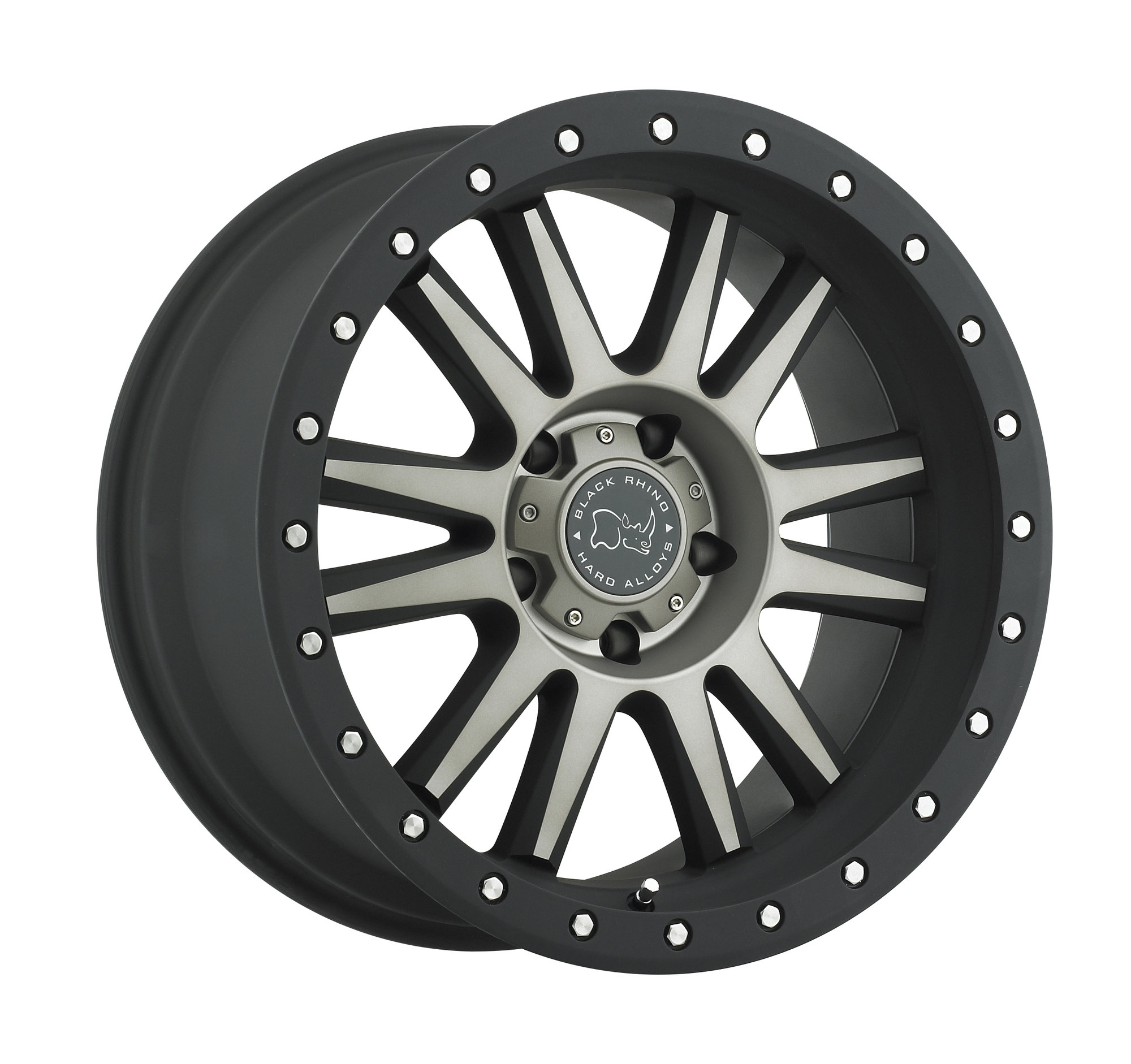Black Rhino Tanay Wheel in Black with Machine Face and Dark Matte Tint ...