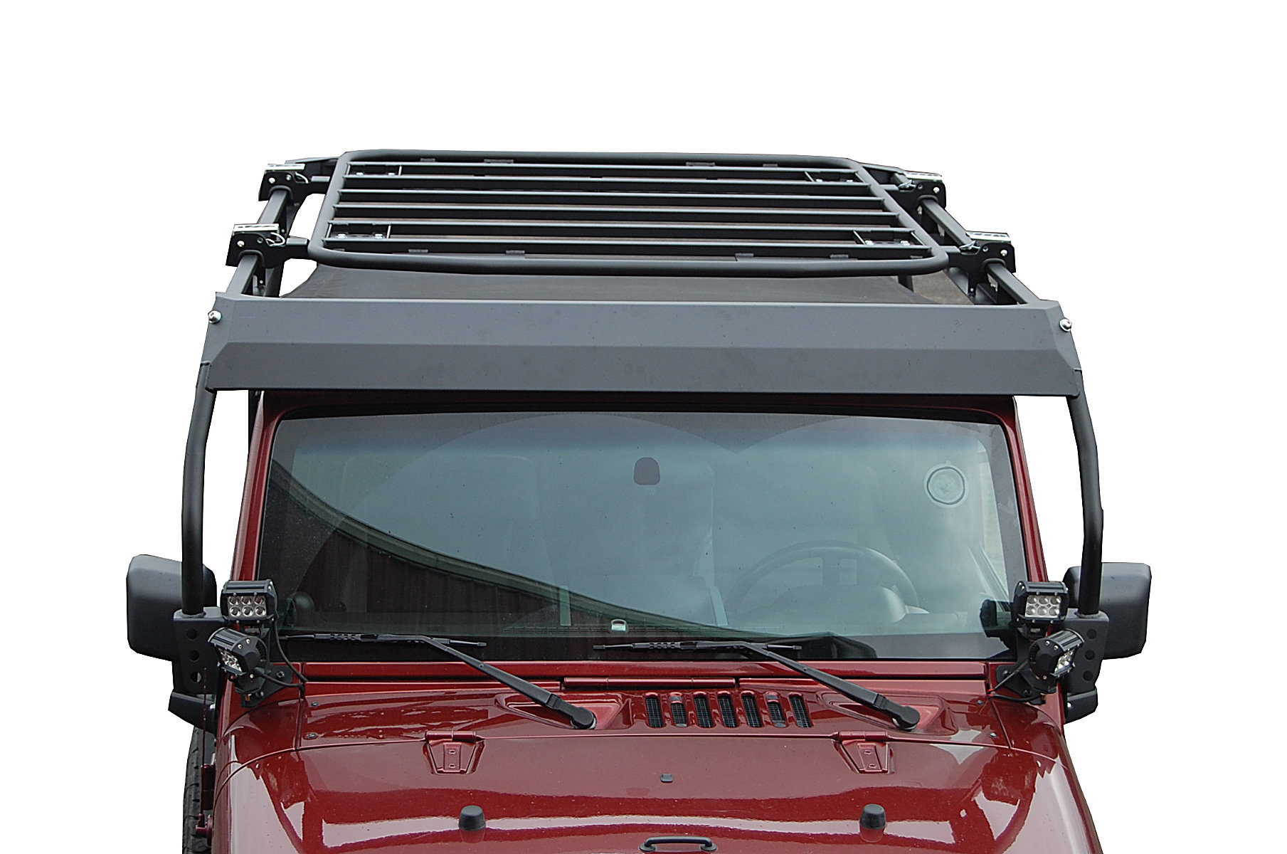 Warrior Products 10982 MOD Roof Rack for 07-18 Jeep Wrangler JK 2-Door ...