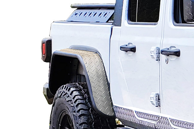 Warrior Products Rear Tube Fender Flares for 20-23 Jeep Gladiator JT ...
