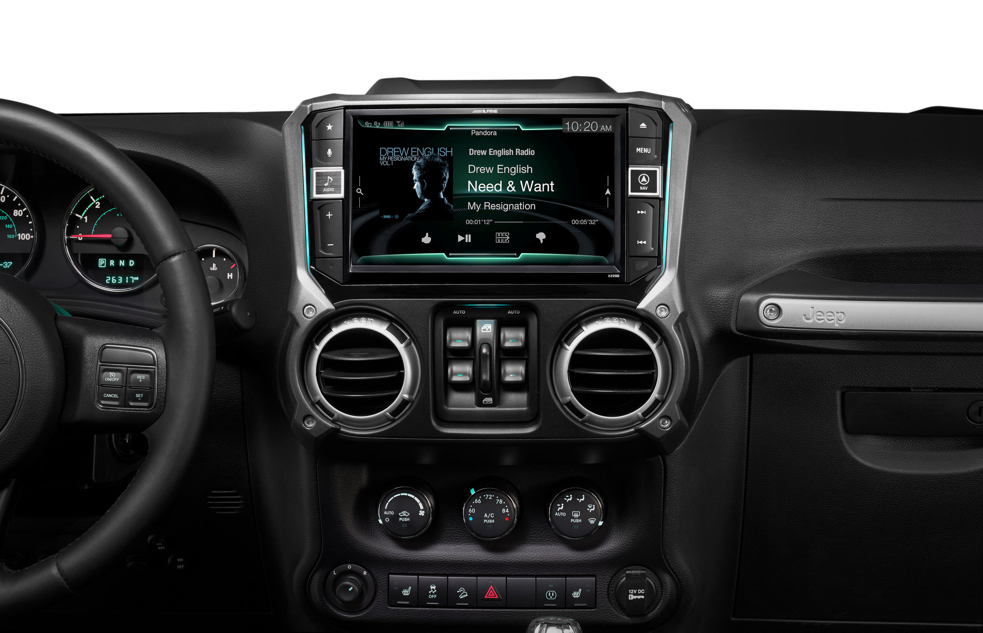 Alpine X209-WRA 9" In Dash Restyle System for 11-18 Jeep Wrangler JK ...