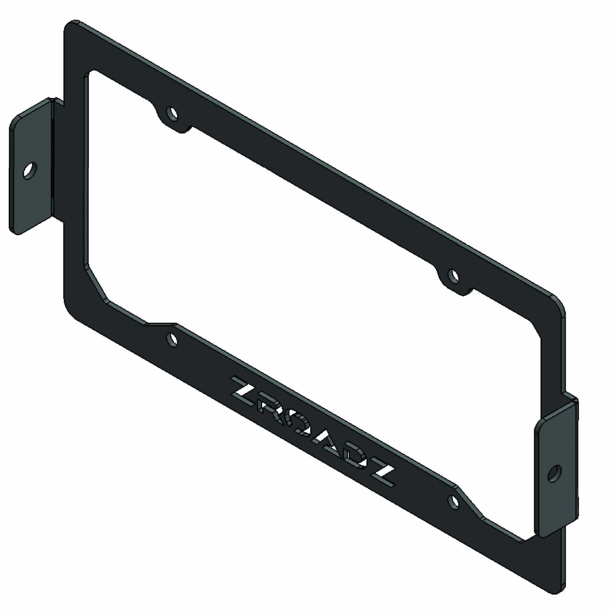 ZROADZ Z310005-KIT License Plate Frame LED Bracket with (2) 3" ZROADZ ...