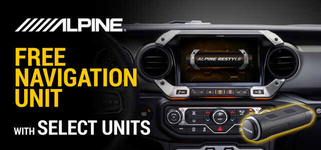 Alpine - FREE Free Navigation Module with Select Units - ENDS SEPT 30TH