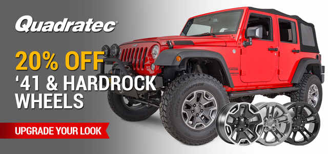 Quadratec - 20% Off Quad '41 & Hardrock Wheels - ENDS APR 30TH